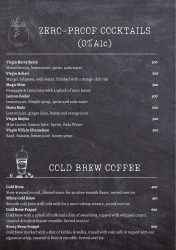 Menu – Crafty Chameleon Brewery
